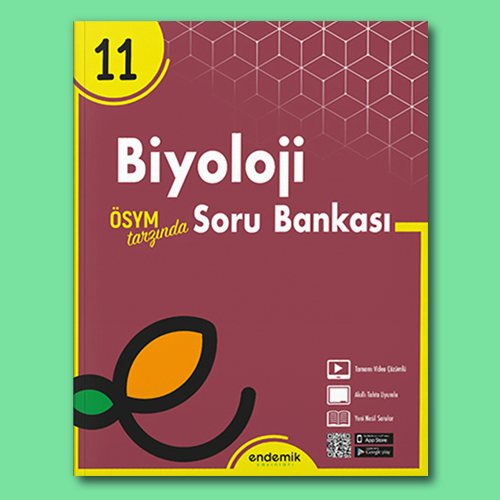 11. Sınıf Biyoloji Soru Bankası Endemik Yayınları - Yardımcı Ders Kitapları