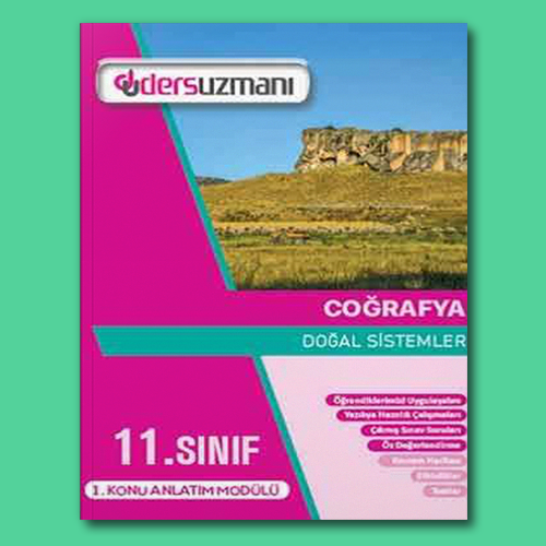 11. Sınıf Coğrafya Konu Anlatım Modülleri Ders Uzmanı Yayınları - Yardımcı Ders Kitapları